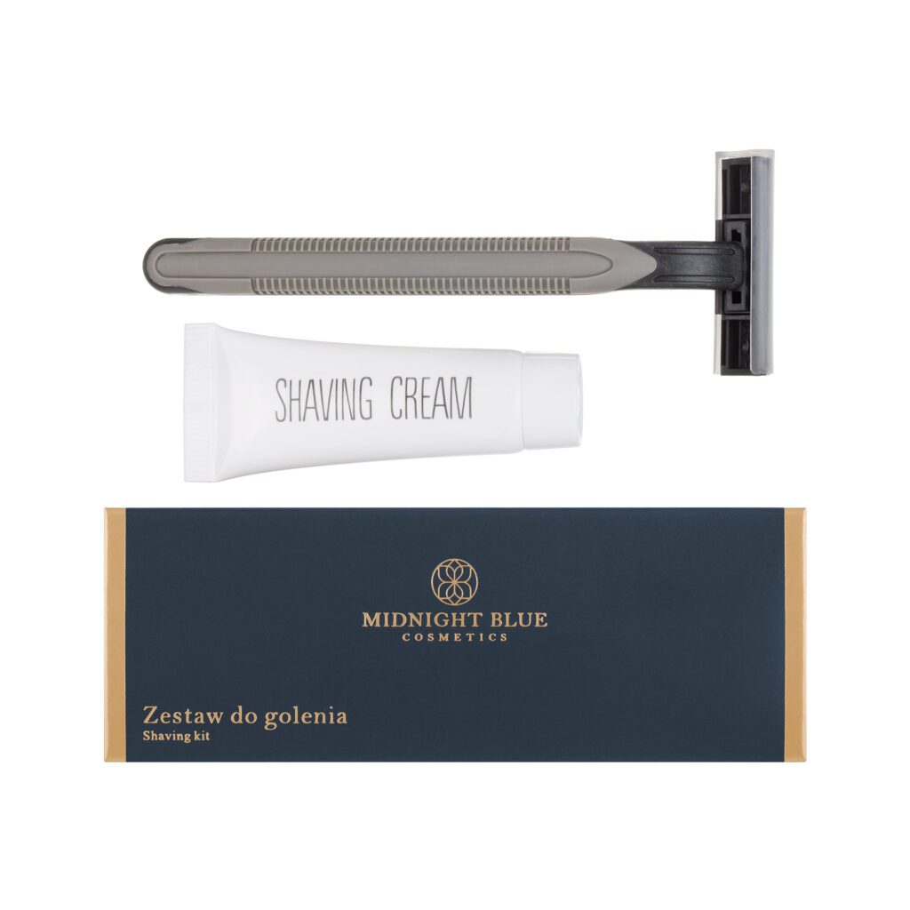 Midnight Blue Hotel Shaving Kit - Hotel Products